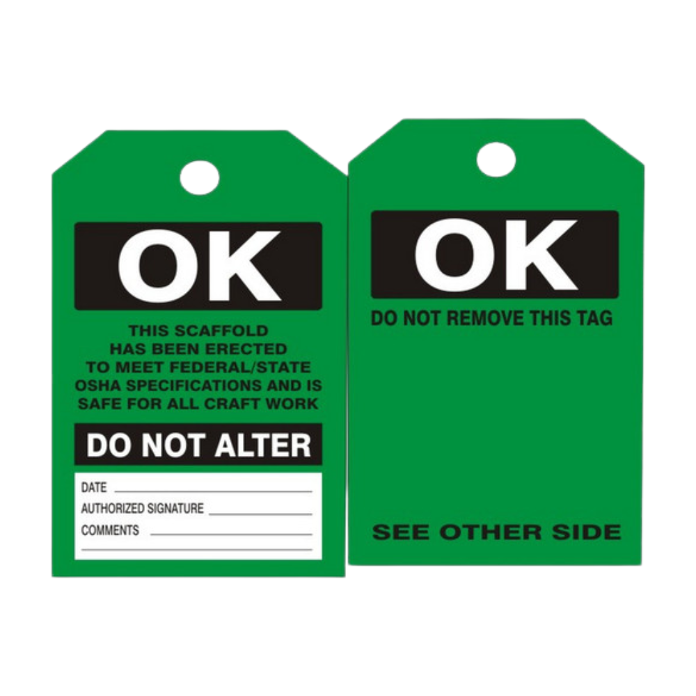 Scaffold Ok Tag – Everything Safety