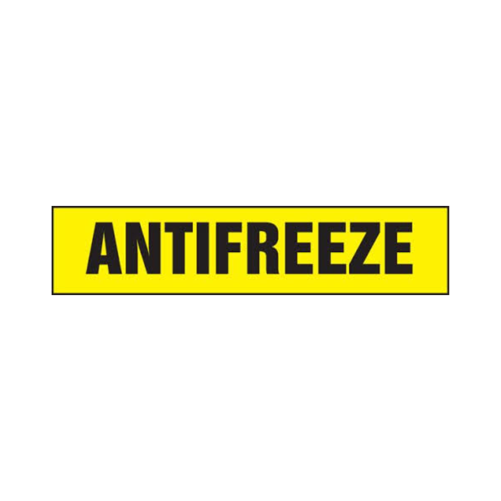 Antifreeze Sign – Everything Safety