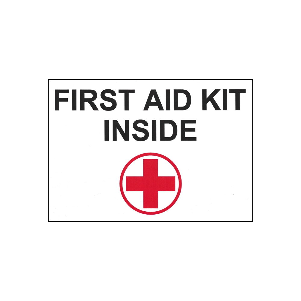 First Aid Kit Inside w/picto of Red Cross – Everything Safety